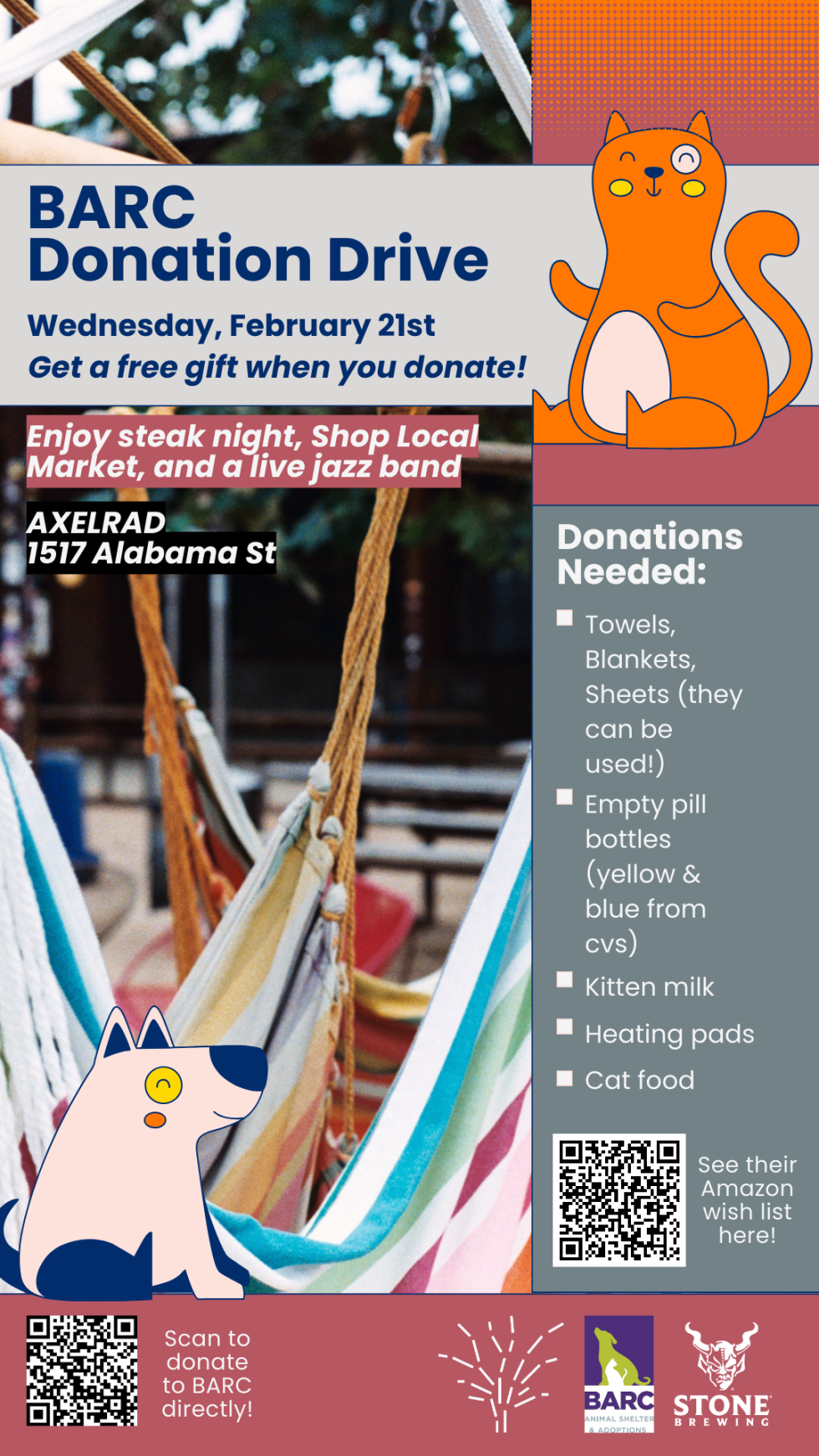 Axelrad Beer Garden in conjunction with Stone Brewing | Houston BARC ...